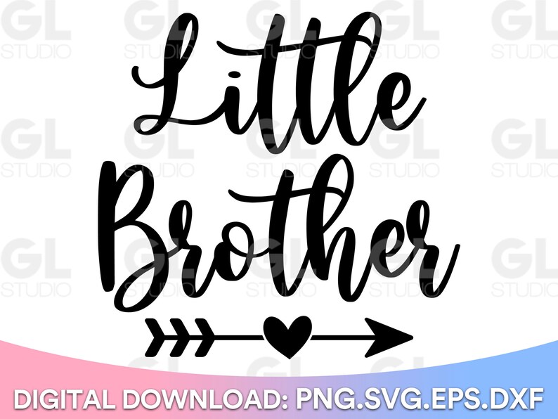 Little Brother SVG Little Bro SVG Dxf Png Brother SVG - Etsy