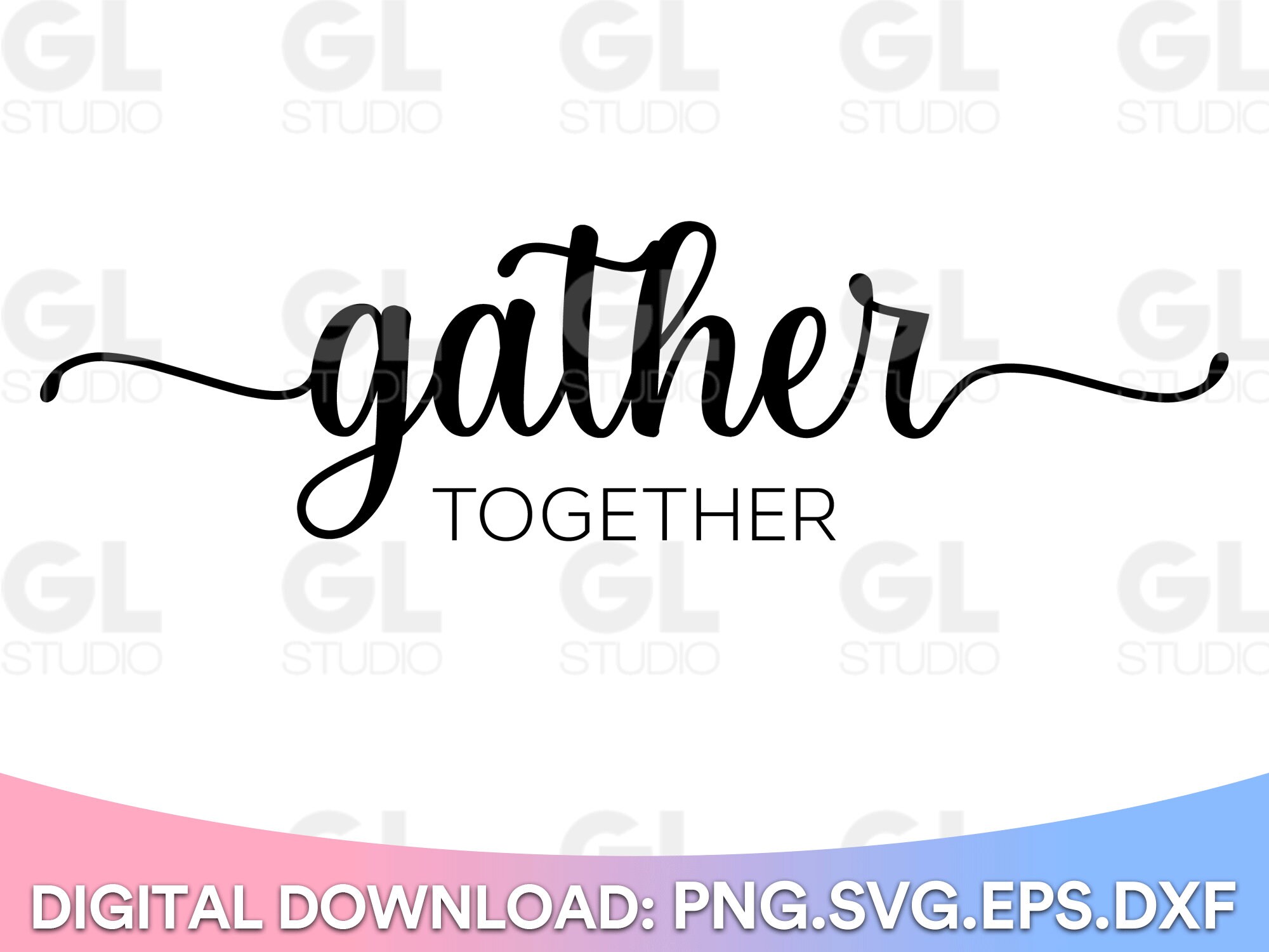 Instant Download Gather Together SVG & PNG Scrapbooking Collage Sheets ...