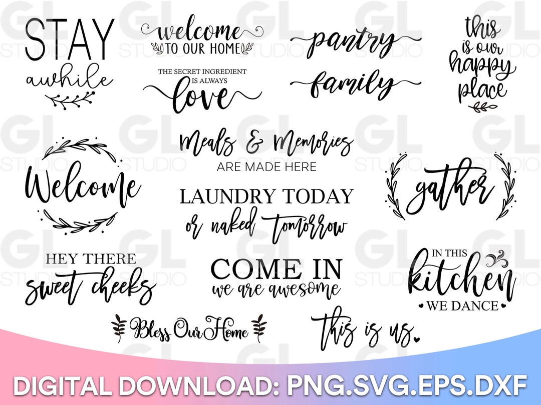 Sign Making Bundle, Sign Bundle, Sign SVG Bundle, Farmhouse Svg, Dxf ...
