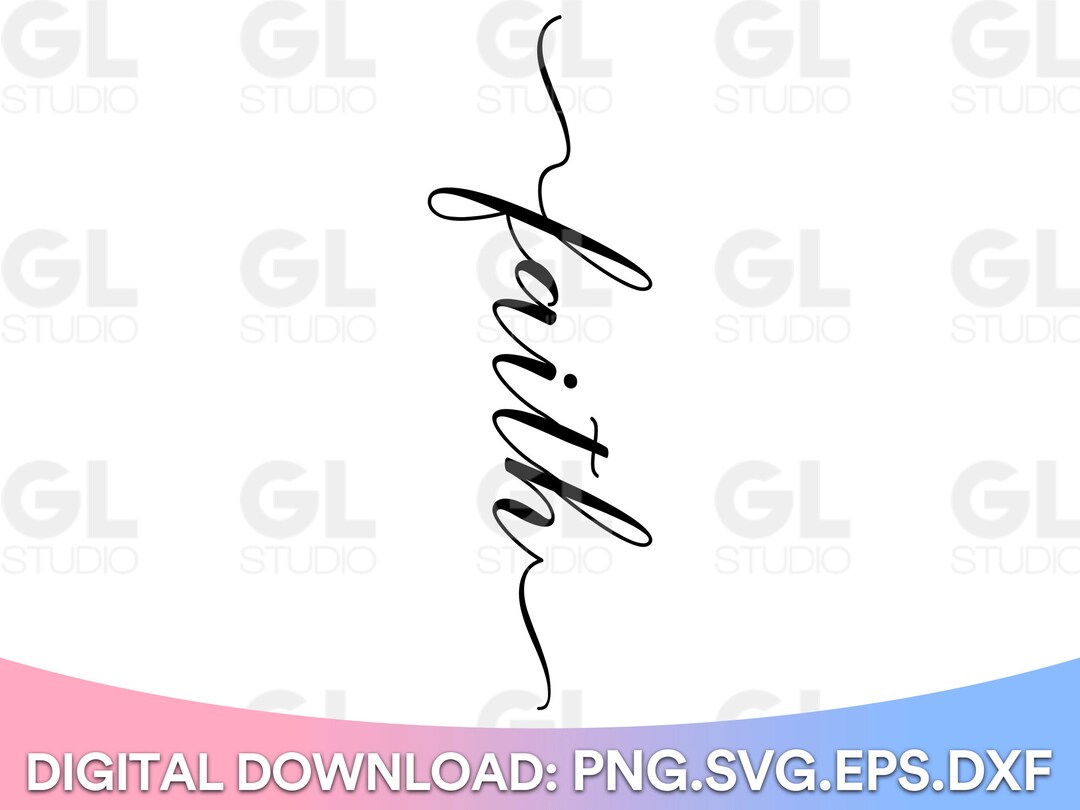 Faith SVG, Faith Cross Svg, Dxf,png, Faith Over Fear Svg, Inspirational ...