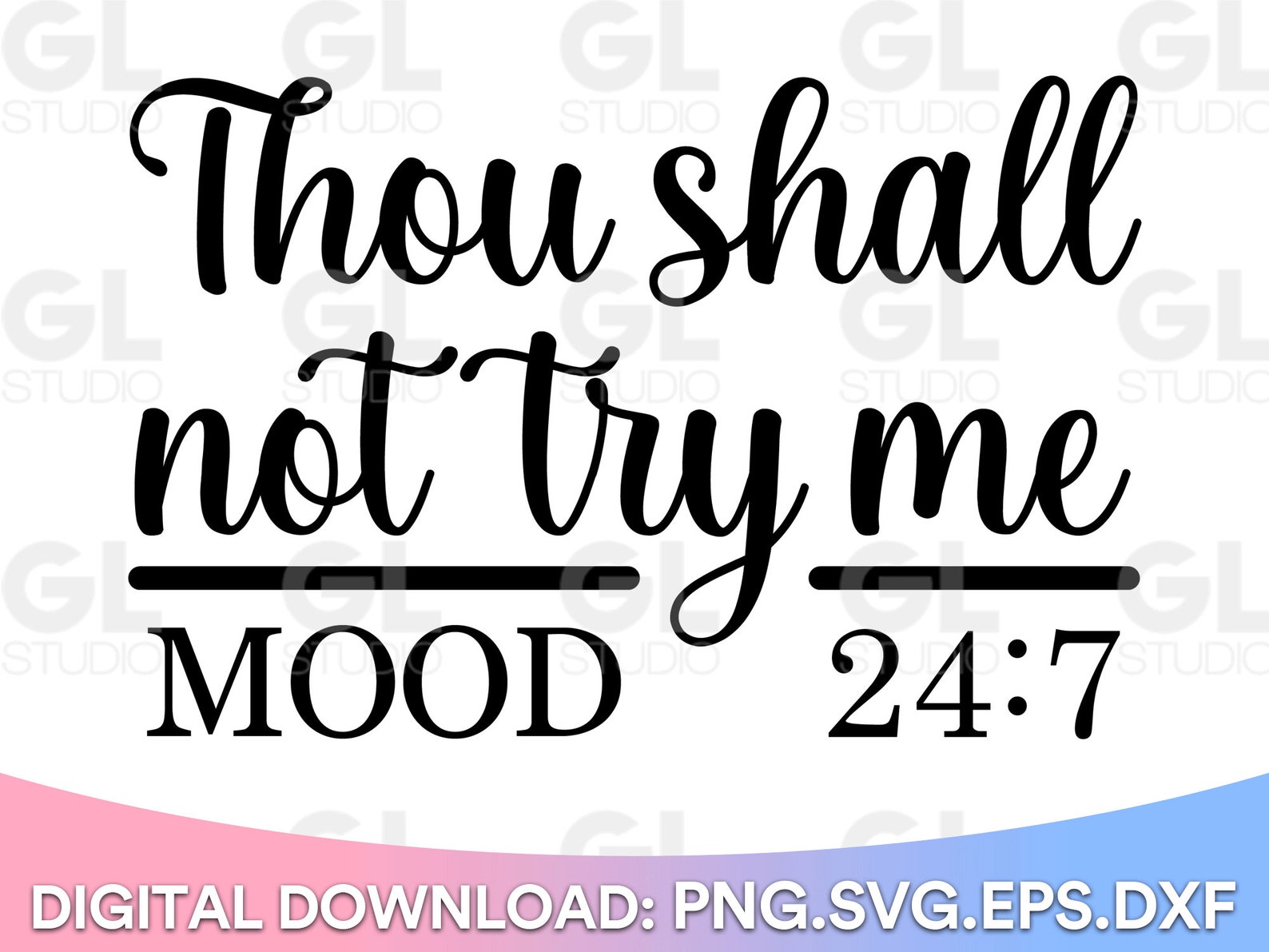 Thou Shall Not Try Me Svg Mood Svg Funny Svg Quotes Svg - Etsy Finland