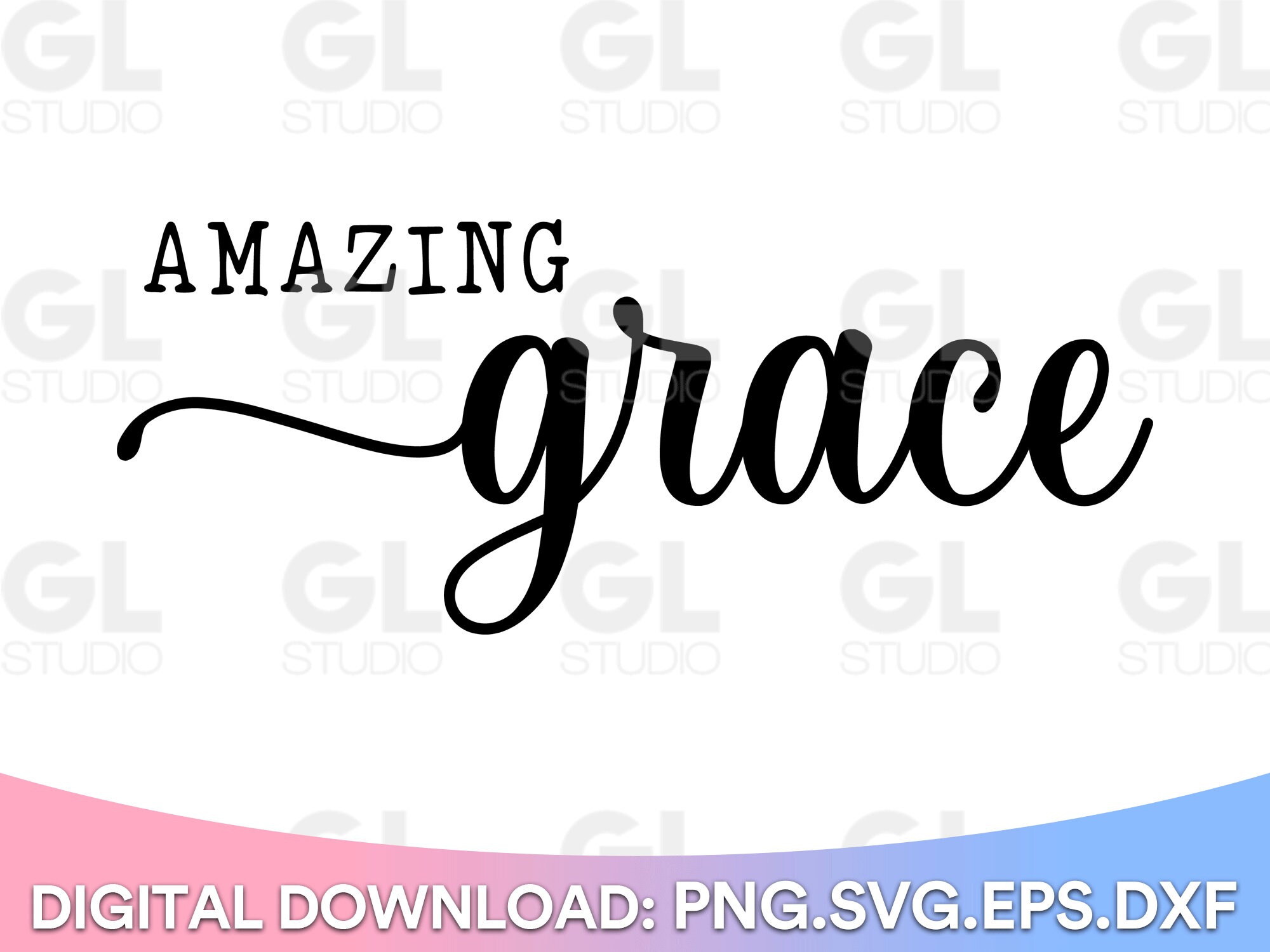 Amazing Grace SVG Grace Upon Grace SVG Grace Svg Dxf Png | Etsy