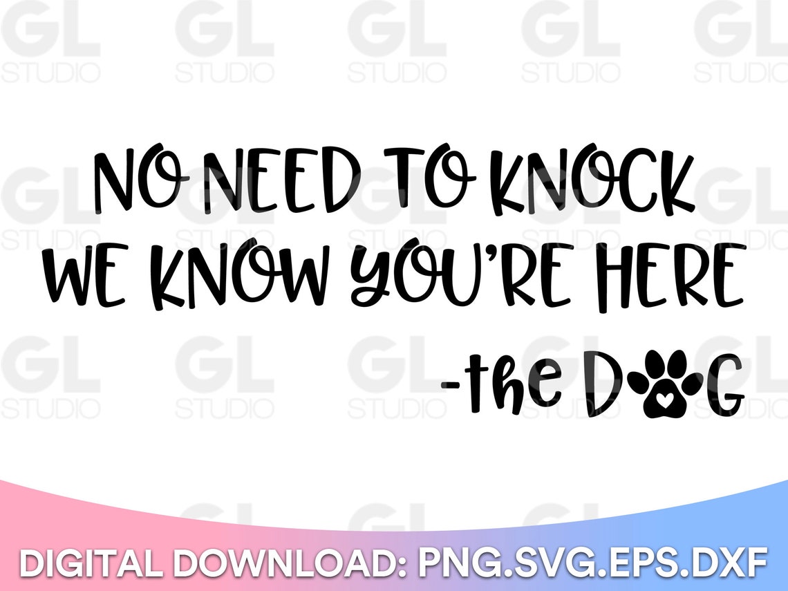 Funny Doormat Svg No Need to Knock Svg Doormat Svg Welcome - Etsy