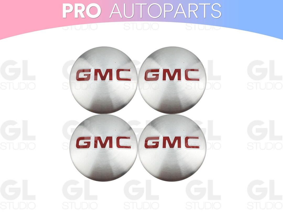 GMC Wheel Center Caps 83mm Sierra Yukon Denali, GMC Center Caps, GMC ...