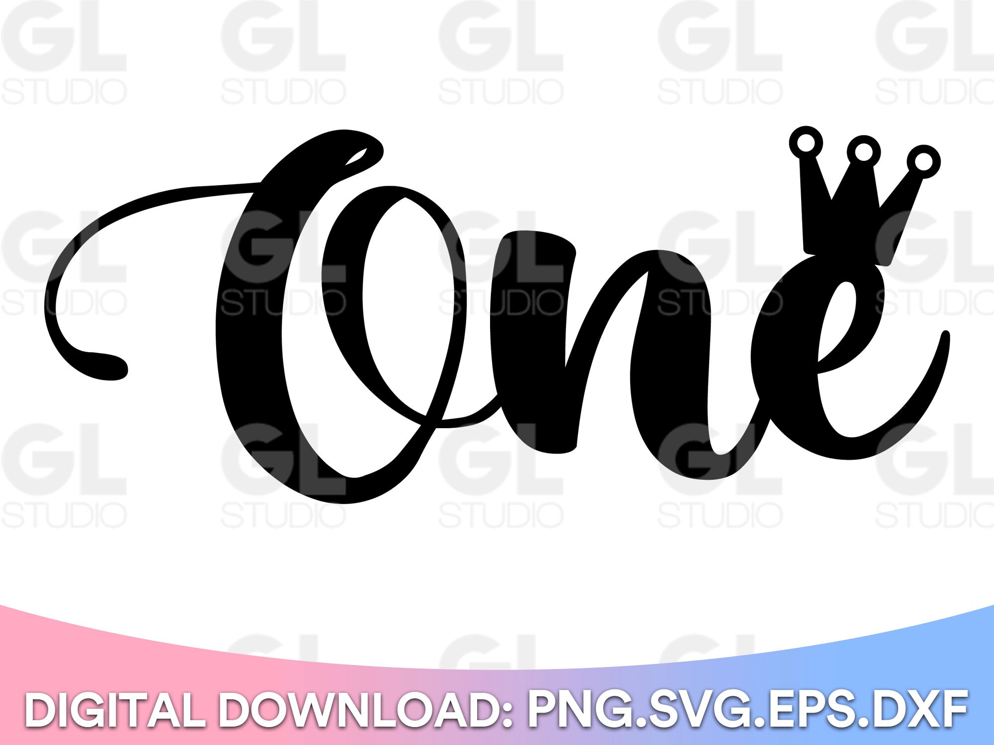 One Cake Topper SVG First birthday svg 1st Birthday svg 1st | Etsy