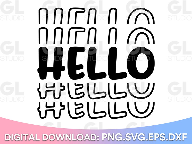 Hello SVG Doormat Svg Welcome Svg Front Door Sign SVG - Etsy