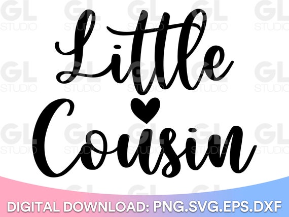Little Cousin Svg Cousin Crew SVG Cousin Svg Png Cousin - Etsy