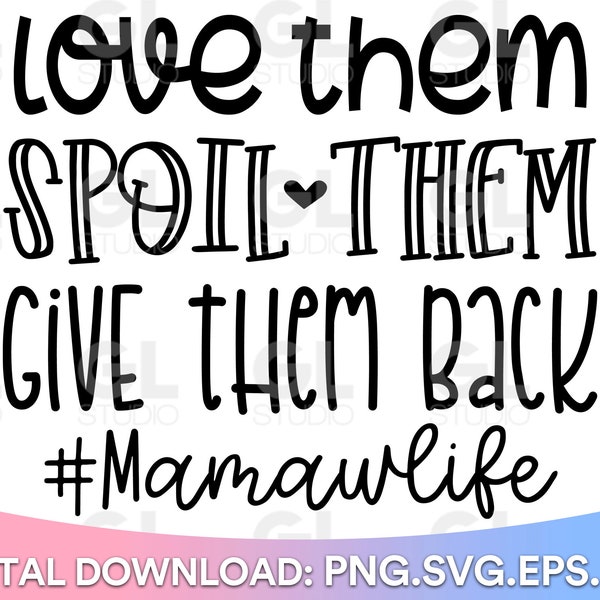 Mamaw Life Svg - Etsy
