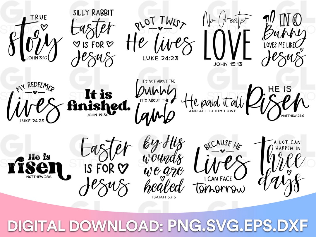 Christian Easter Bundle, Christian Bundle, Scripture Bundle, Easter ...