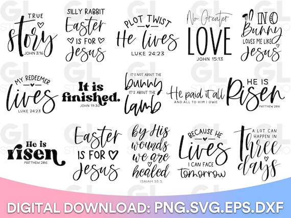 Christian Easter Bundle Christian Bundle Scripture Bundle - Etsy