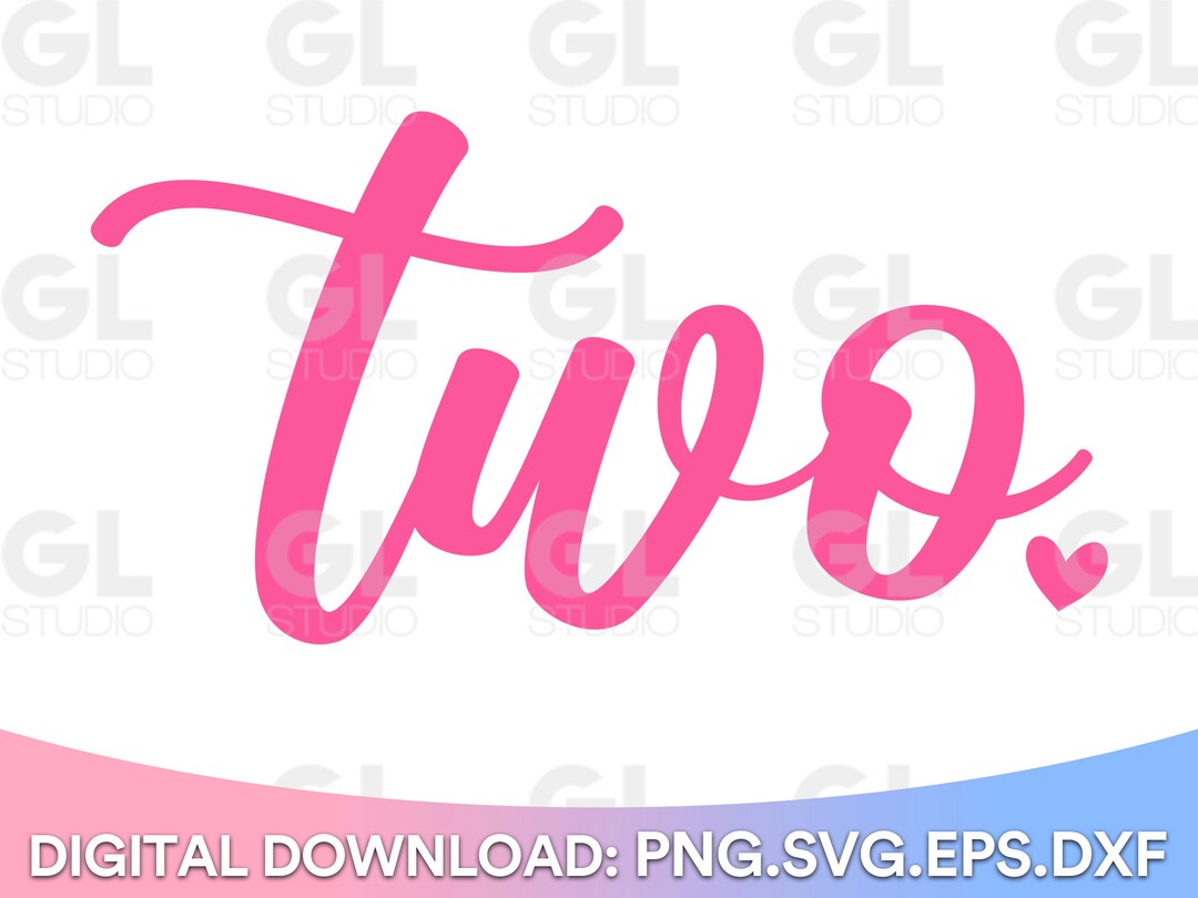 Two SVG Second Birthday Svg 2nd Birthday Svg Princess - Etsy
