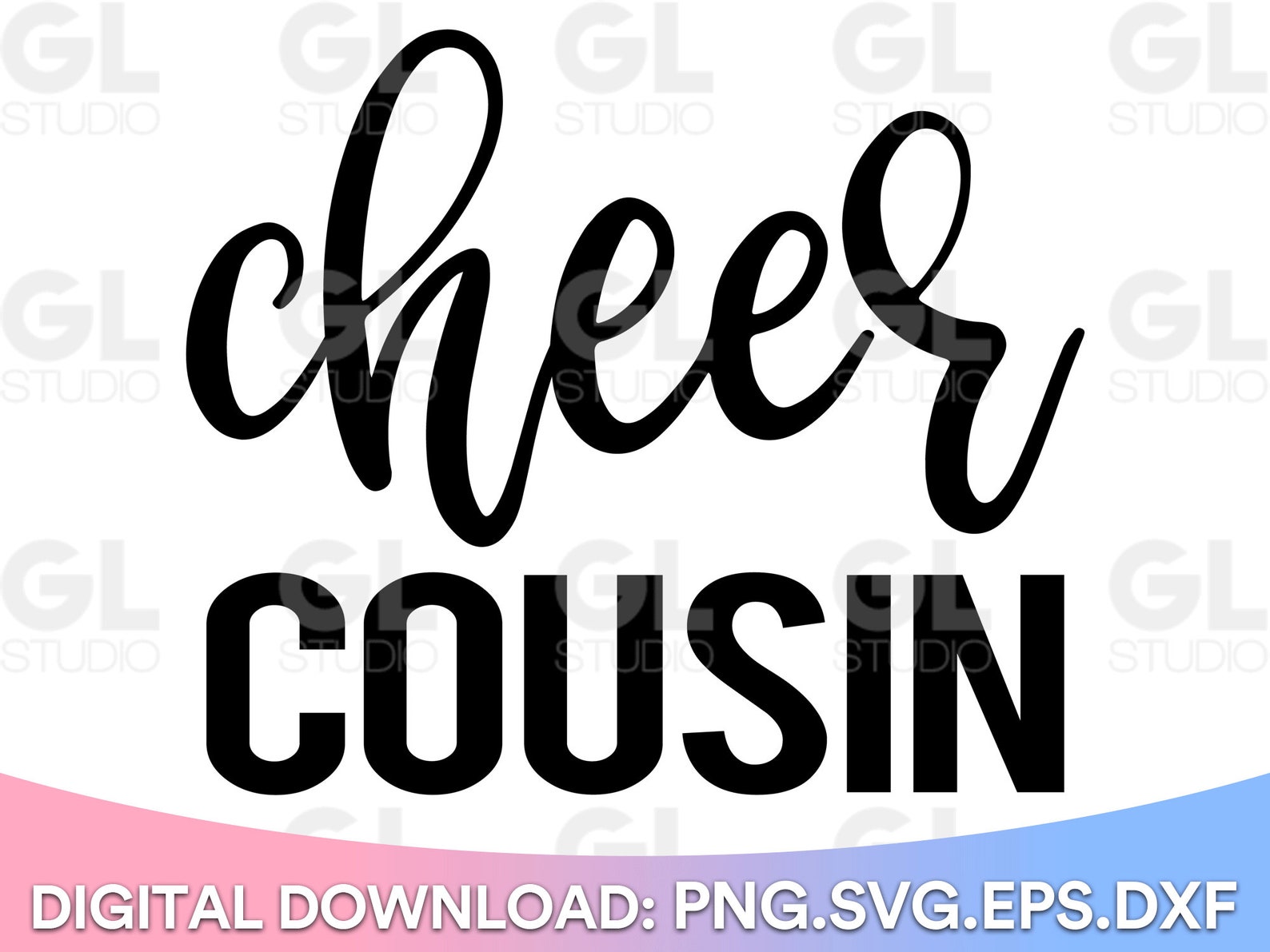 Cheer Cousin Svg, Football Cousin Shirt Svg, Cheer SVG, Cheerleader Svg ...