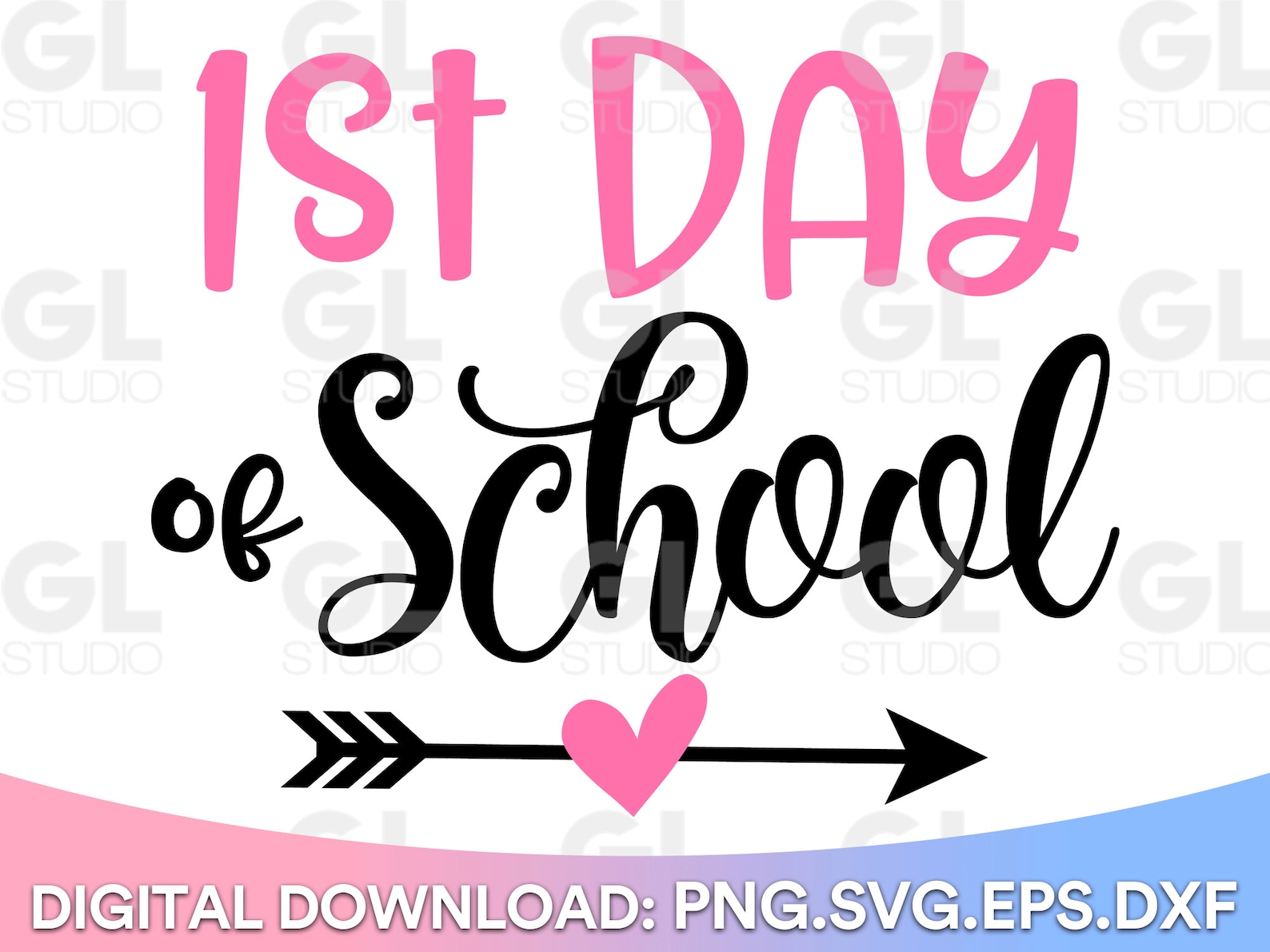 First Day of School SVG 1st Day of School Svg Back to School | Etsy