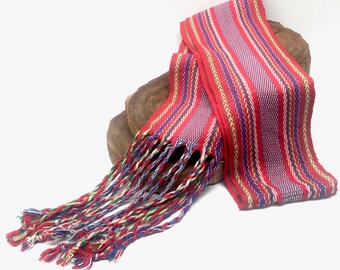 Vintage Metis Arrow Sash Quebec Winter Carnival Belt. Traditional Red ...