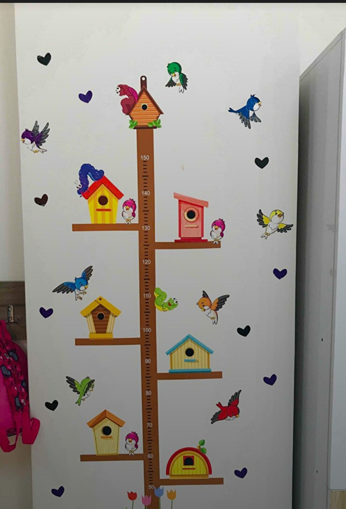 Christmas Gift ,height Measurement Sticker for Kids, Kids Room Stickers ...