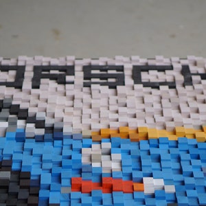 Porsche Wall Art Wood Pixel Art Porsche Poster Apartment | Etsy Canada