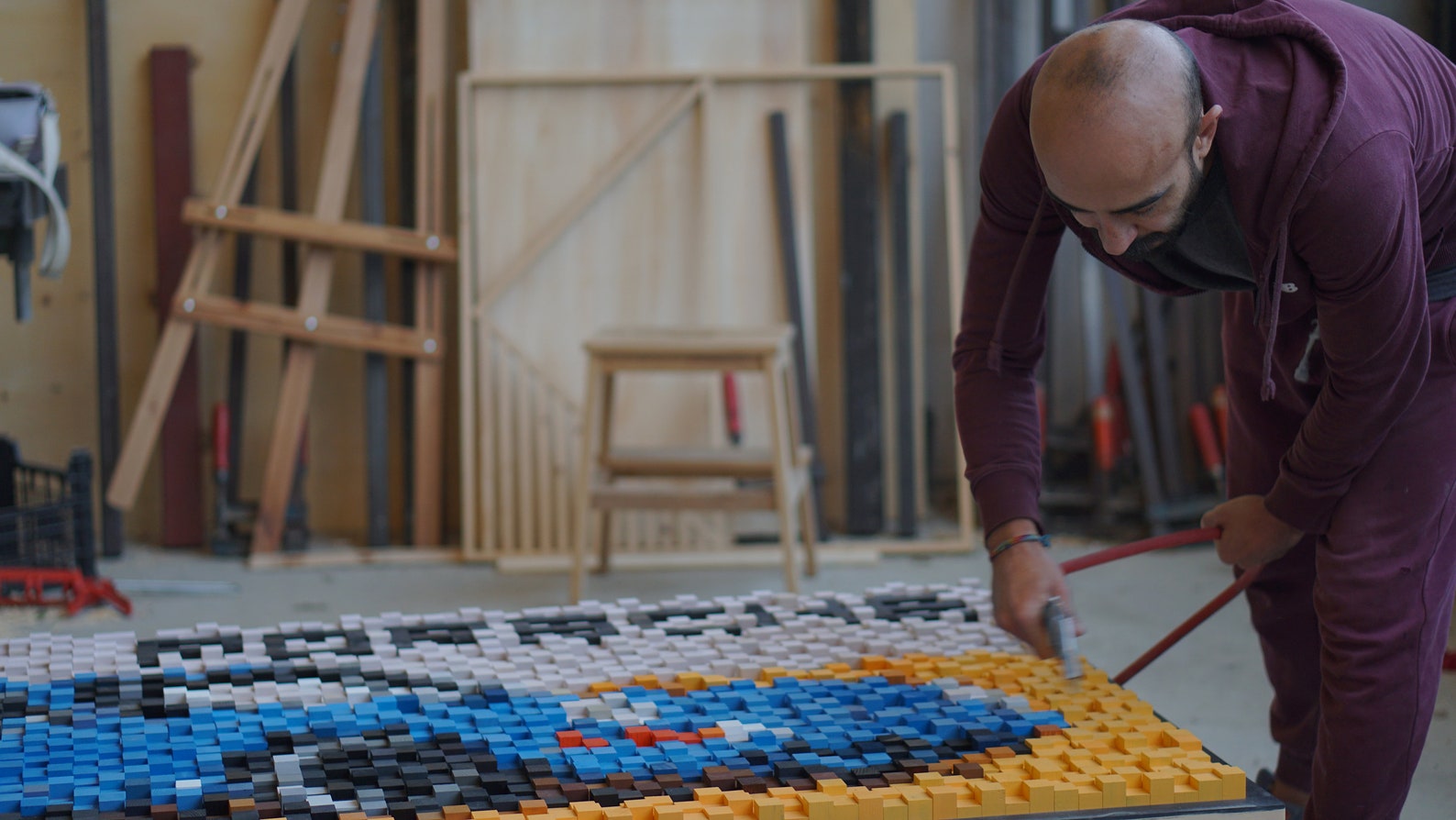 Porsche Wall Art Wood Pixel Art Porsche Poster Apartment - Etsy Canada