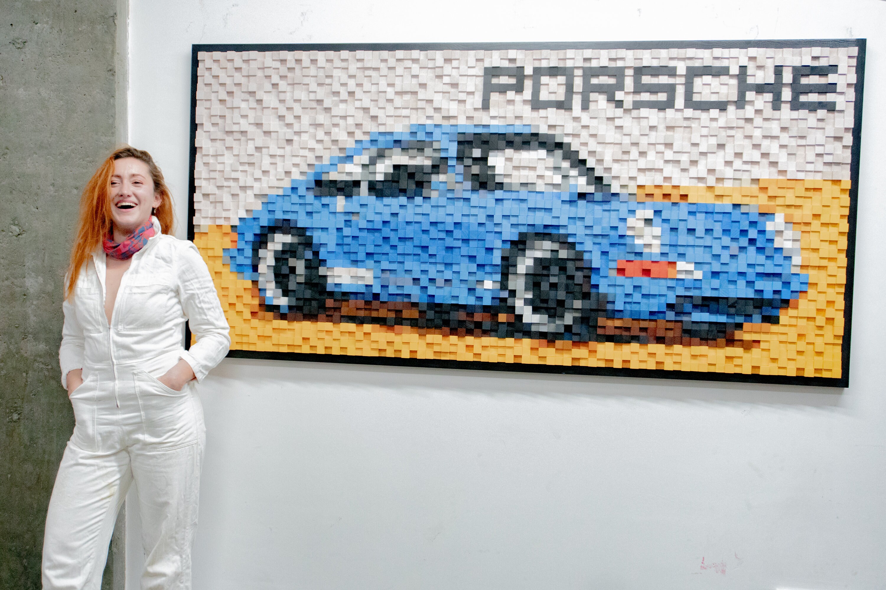 Porsche Wall Art Wood Pixel Art Porsche Poster Apartment - Etsy Canada