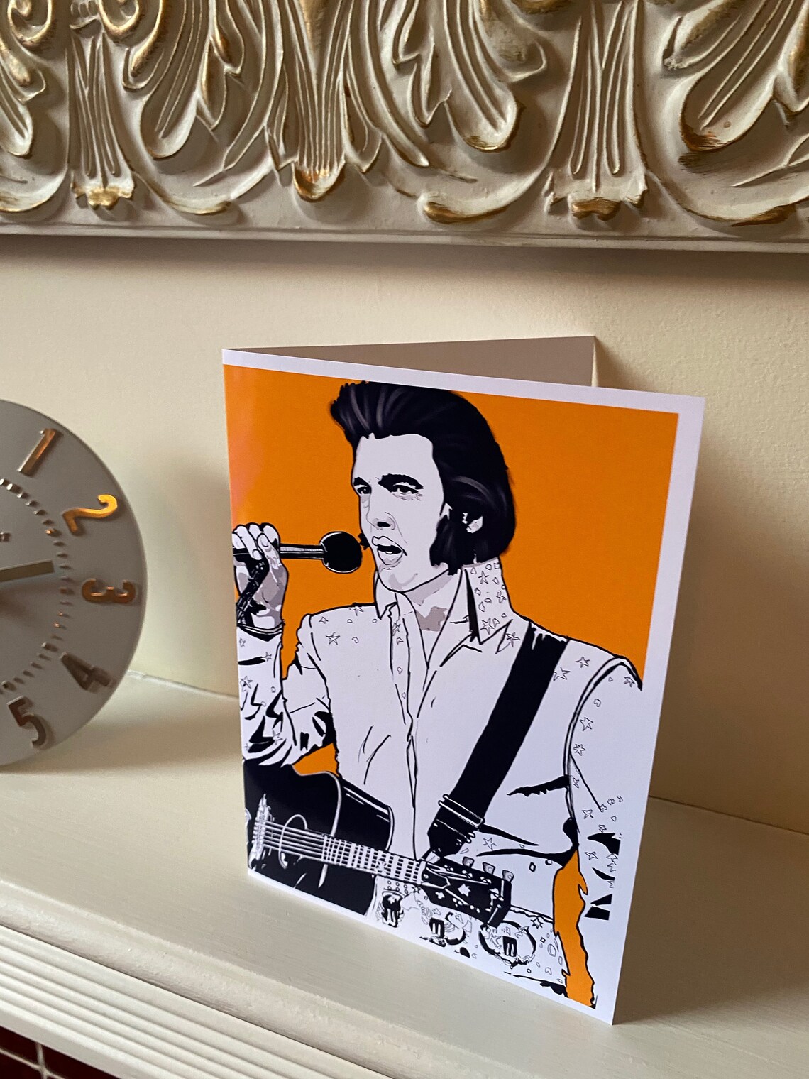 Elvis Greeting Card or A4 Print - Etsy