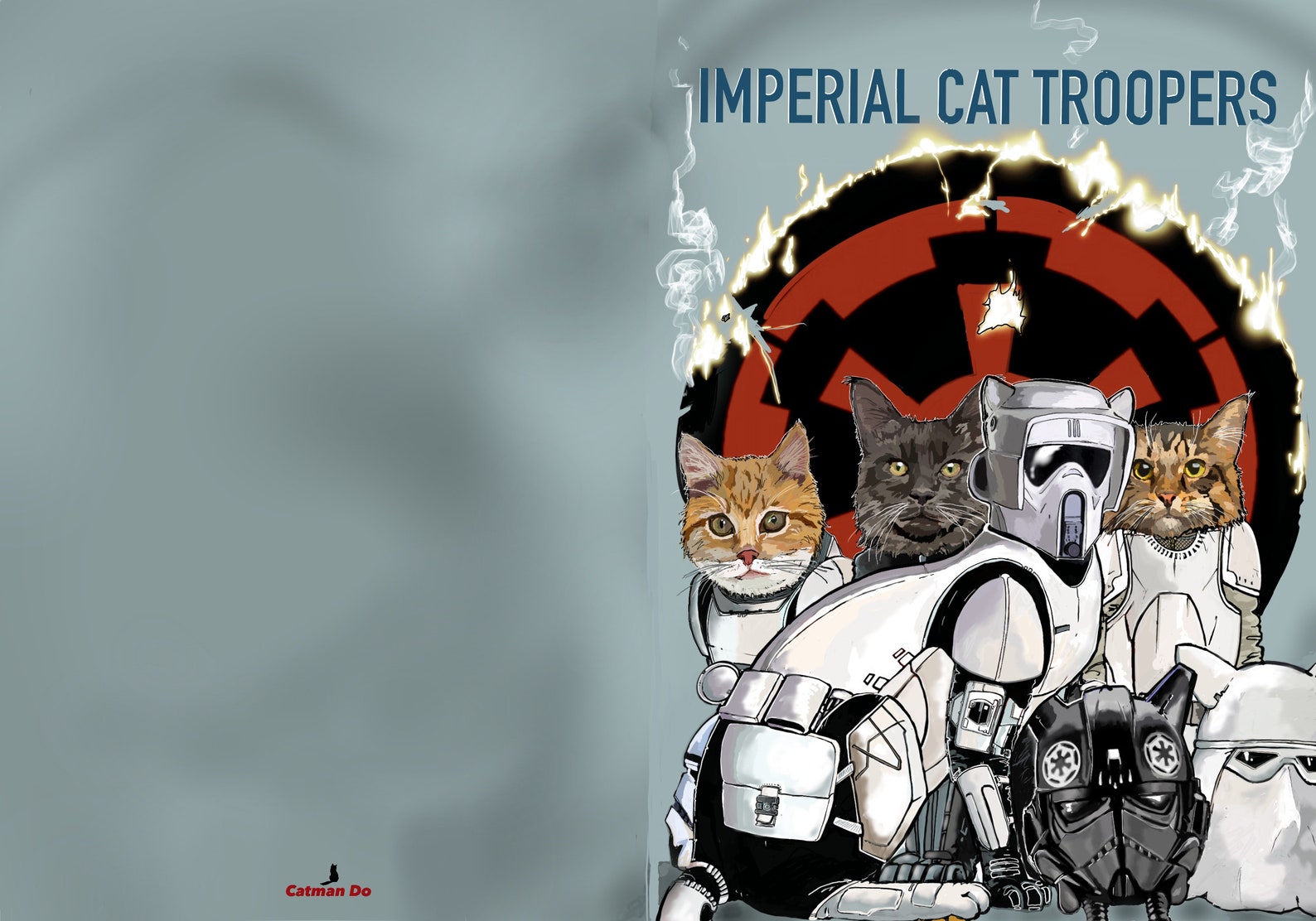 Imperial Cat Troopers Greeting Card or A4 Print - Etsy UK