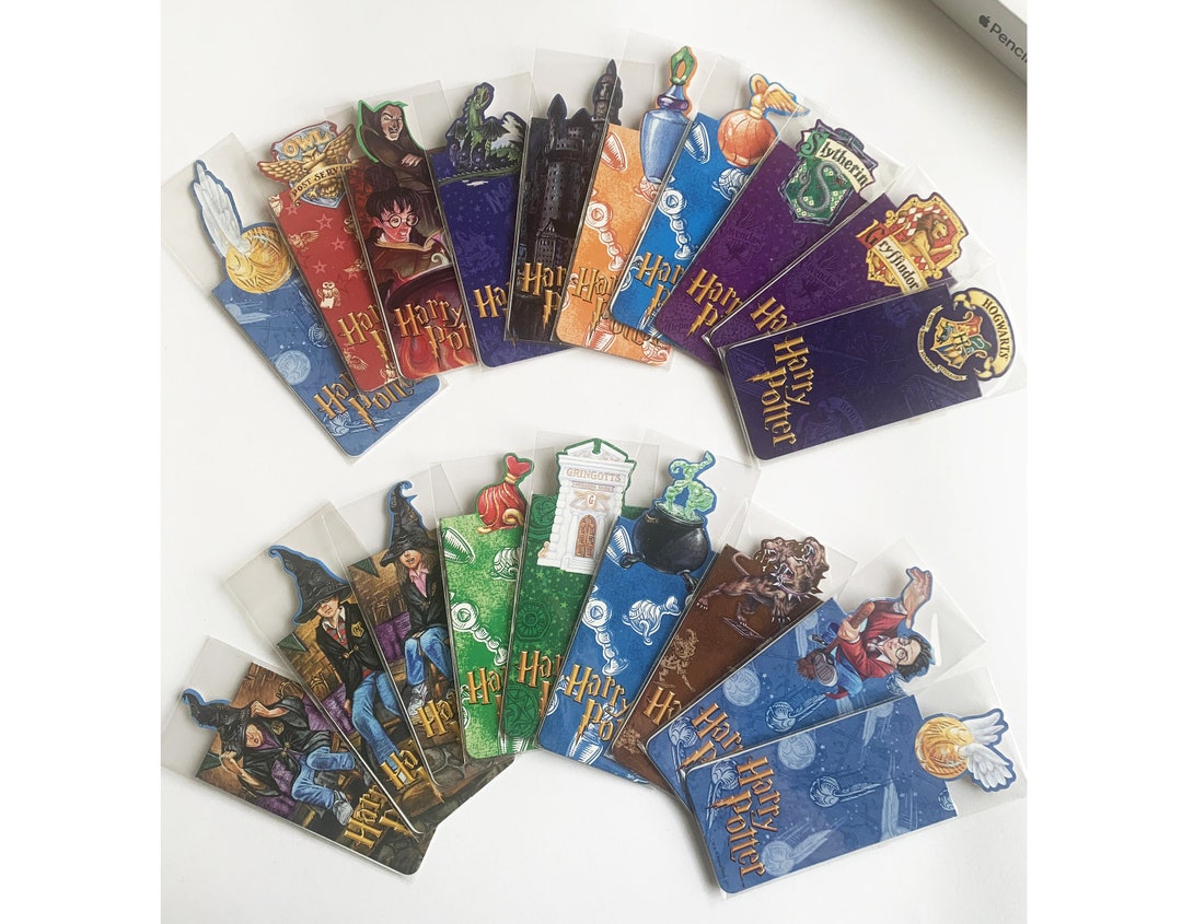 Set of Harry Potter Vintage Bookmarks Released in 2000 | Set of 3 or 19 ...