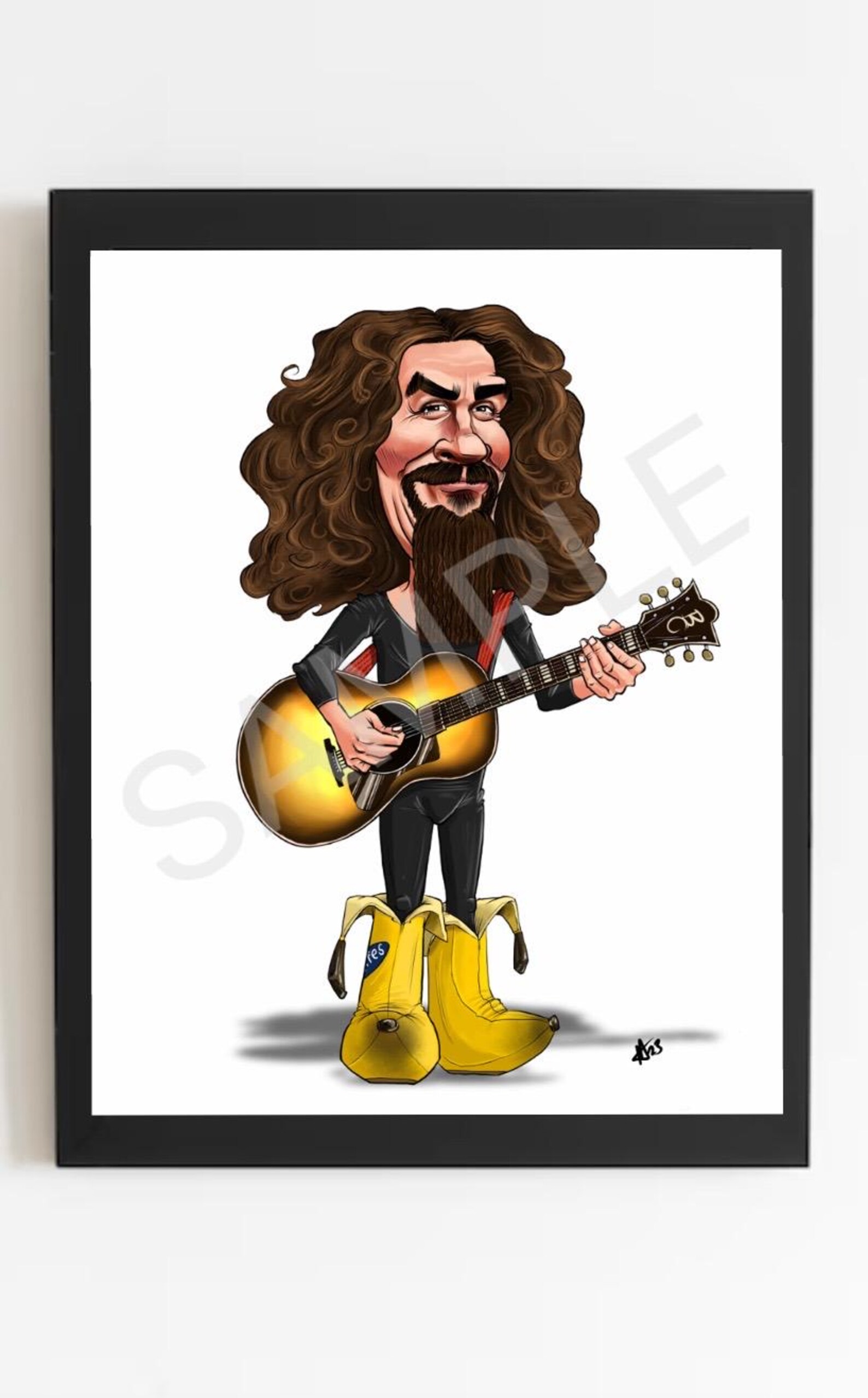 Billy Connolly “through the Years” Cartoon Caricature Collection ...