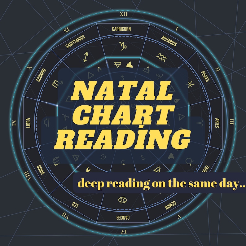 Natal Chart, In-depth Birth Chart Reading, Birth Chart Reading, Birth Chart Report, Psychic ...