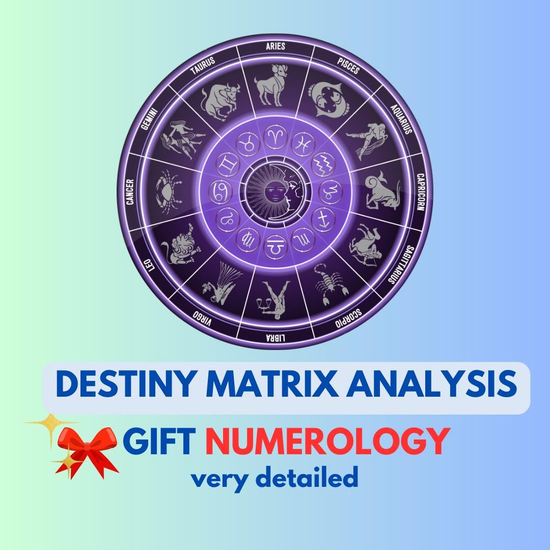 Destiny Matrix Analysis in 24 Hour, Numerology, Money, Love, Talents ...