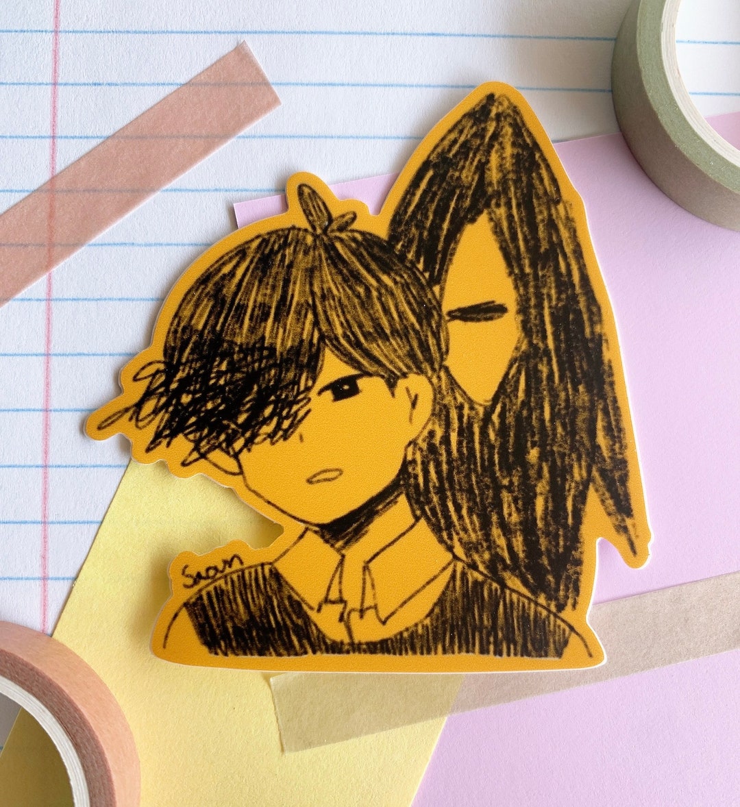 Omori Sunny Something Die Cut Sticker 3 - Etsy