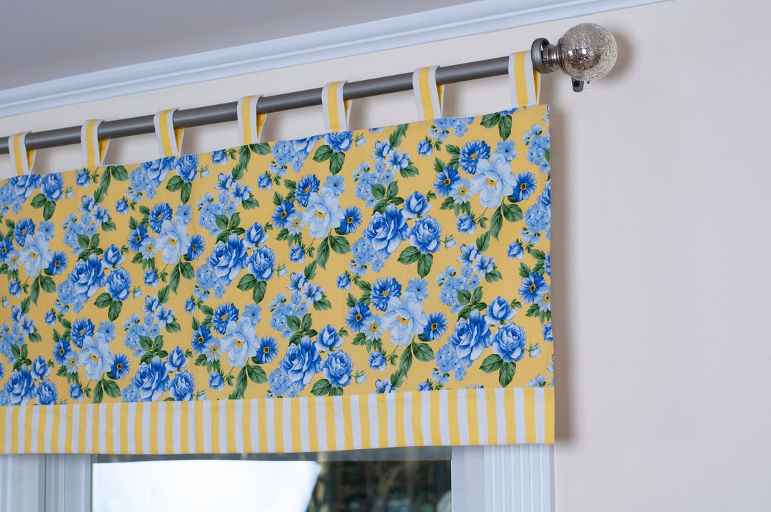 Tab Valance, Valance, Window Treatment - Etsy