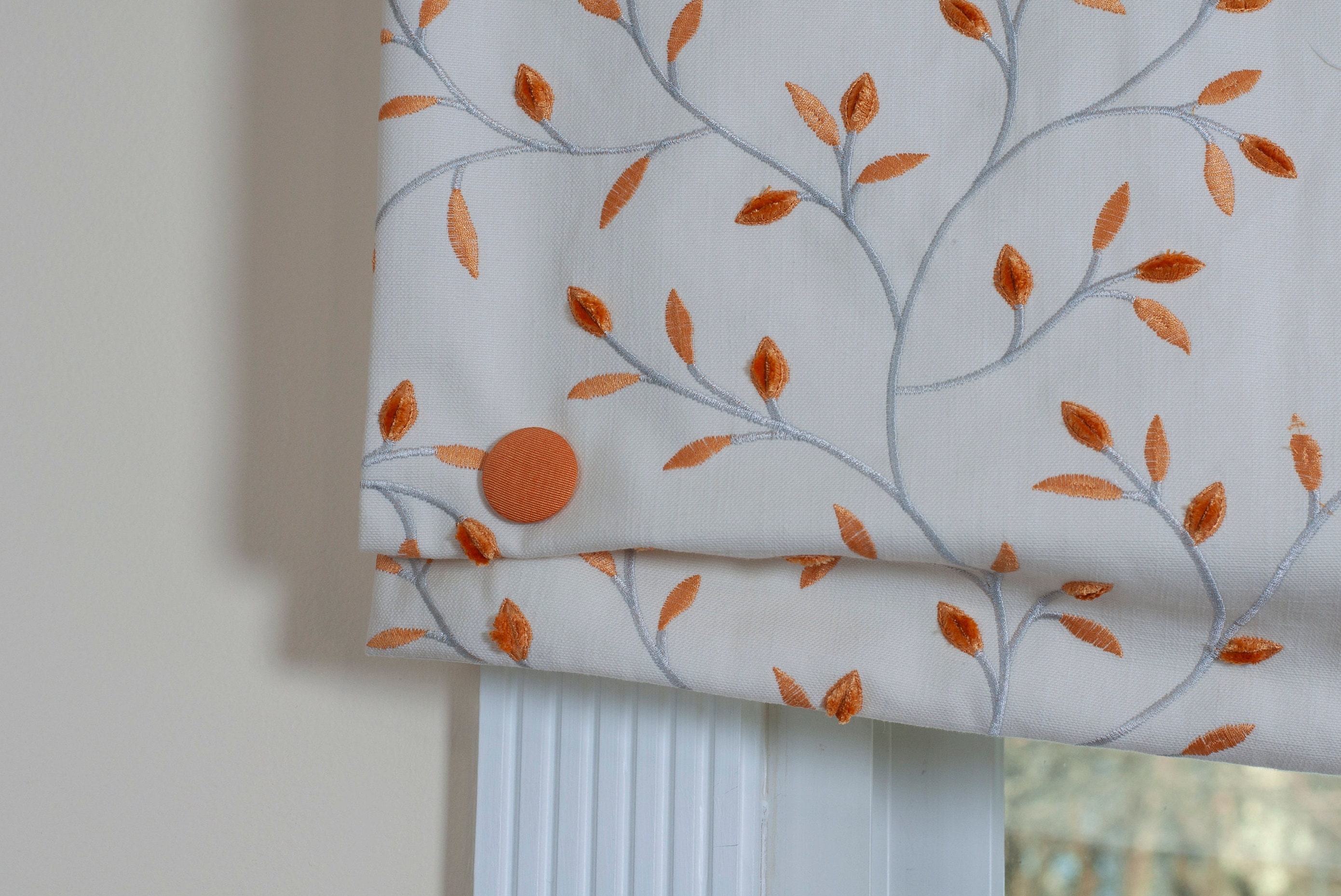 Rod Pocket Valance, Valance, Window Treatment, Embroidered Valance - Etsy