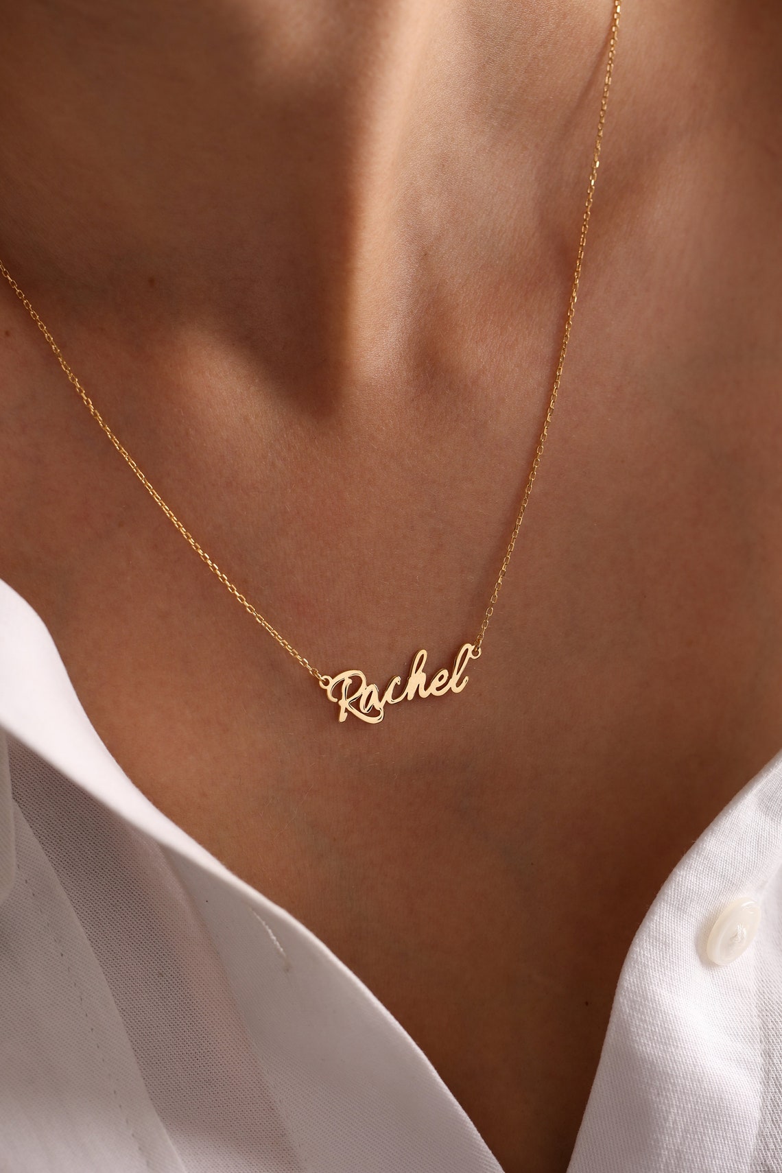 Personalized Name Necklace, Custom Necklace, Dainty Name Necklace ...