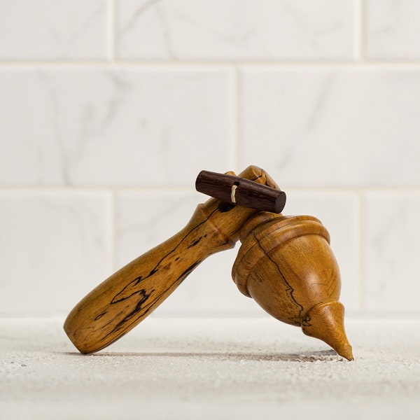 Wooden Spinning Top - Etsy