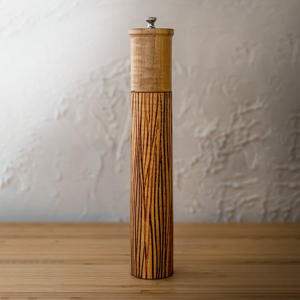 Wooden Pepper Mill - Etsy