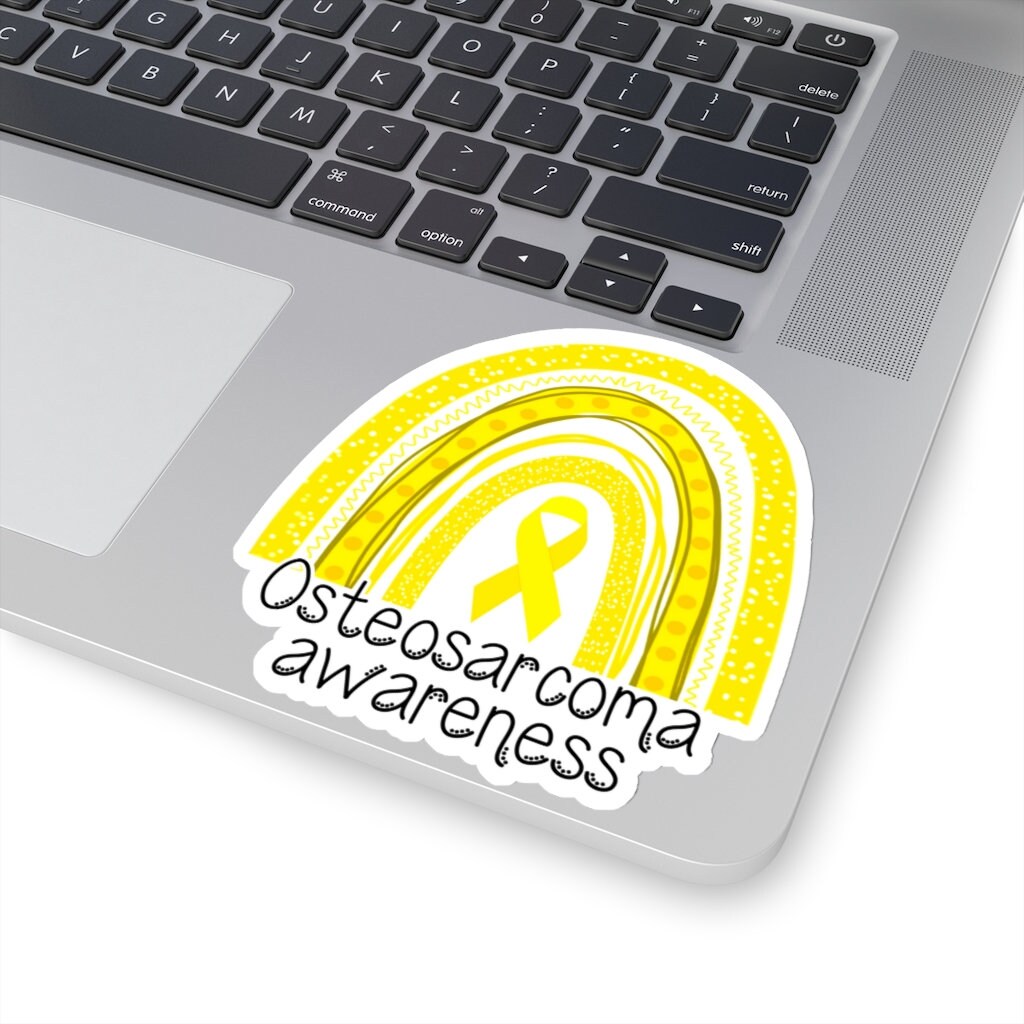 Osteosarcoma Cancer Awareness Sticker Sarcoma Yellow Cancer - Etsy