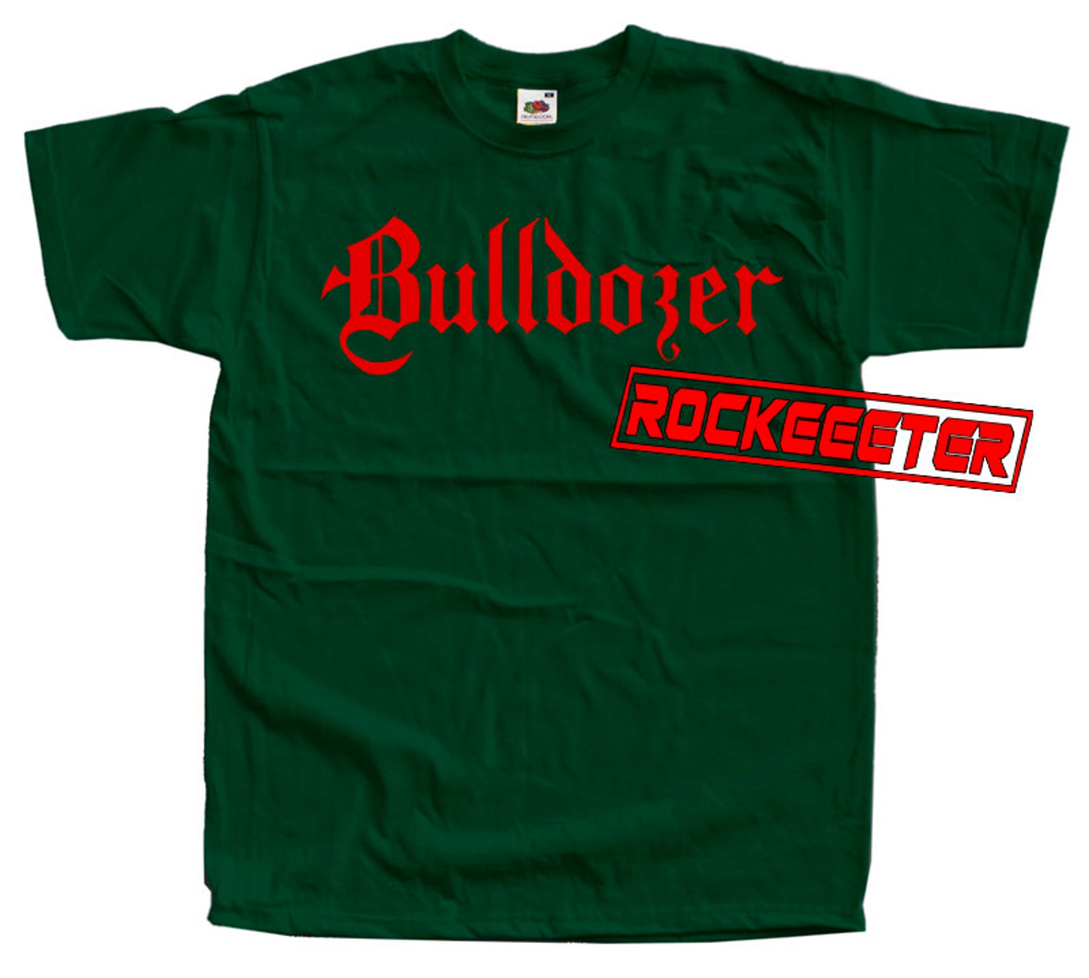 Bulldozer Logo V1 album cover band poster music metal T-Shirt | Etsy