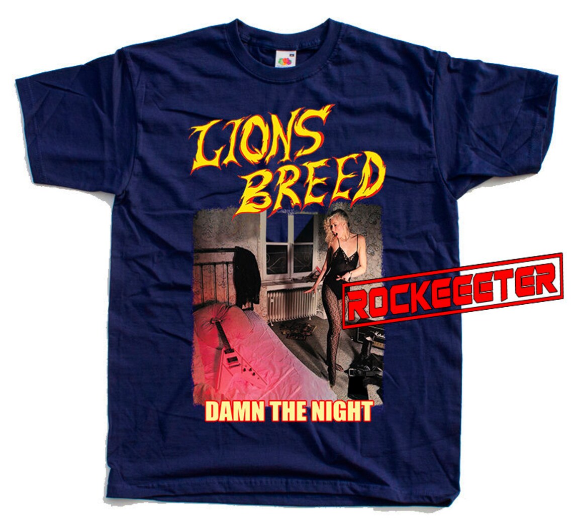 Lion Breed Damn the Night album cover band poster music | Etsy