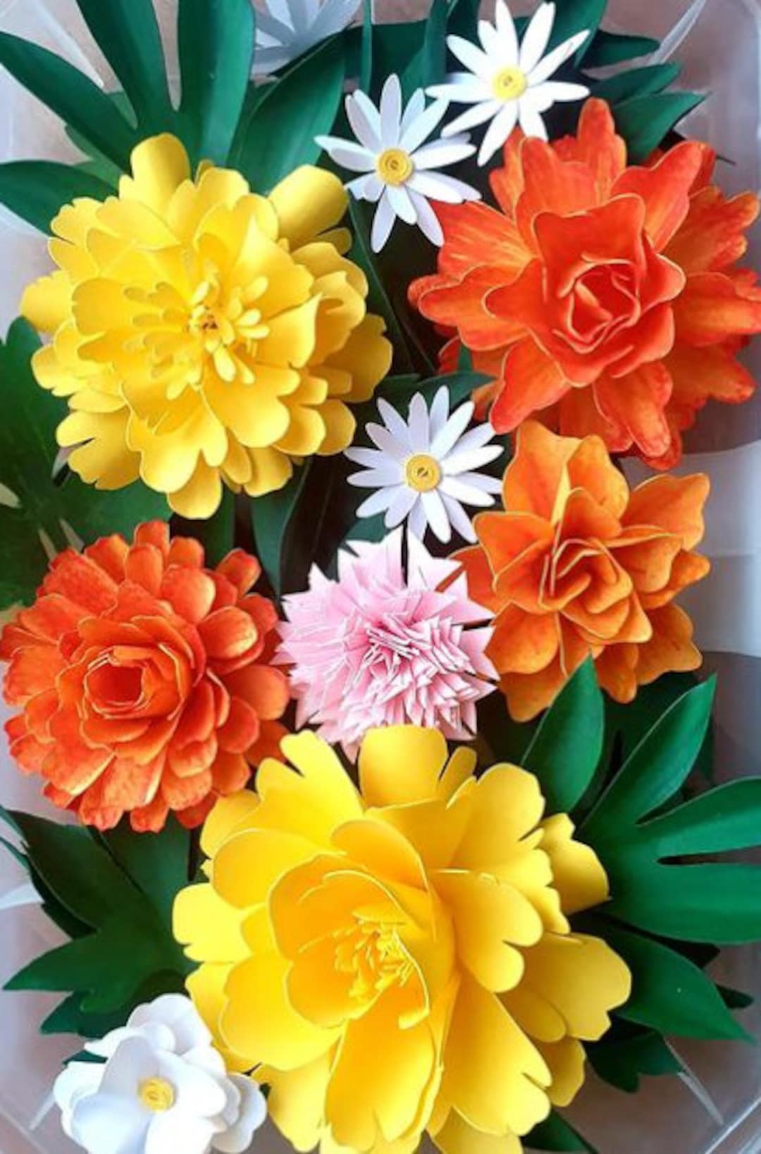 Handmade Paper Flower, Creative Flower Prop, Paper Flowers,, Mini Paper ...