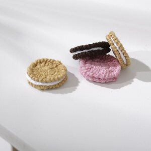 Crochet Cookies, Mini Amigurumi Crochet Cookie, Crochet Amigurumi Pink ...