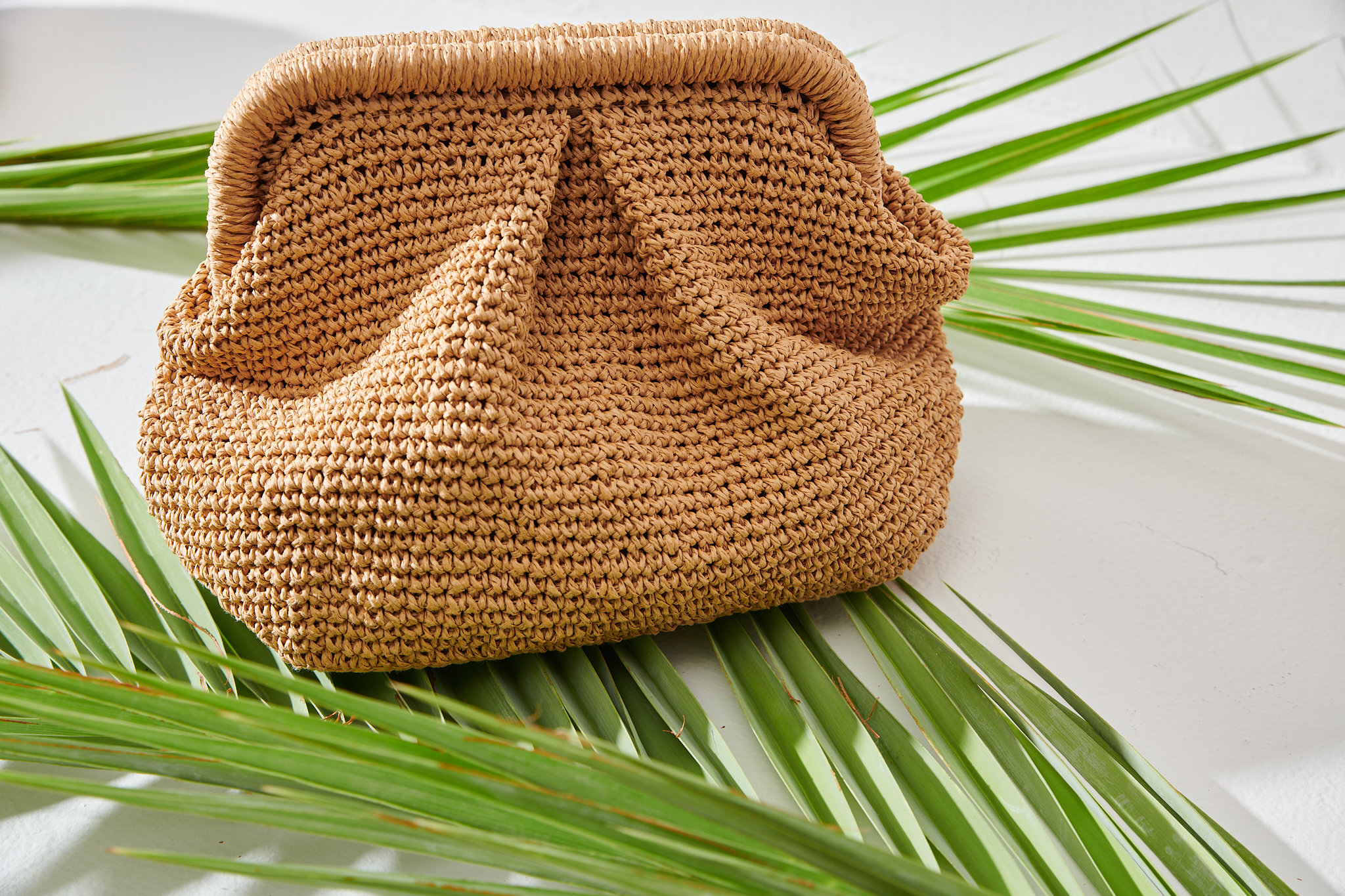 Small Straw Clutch, Cloud Pouch Bag, Dumpling Coach Clutch, Raffia ...