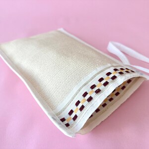 Turkish Kese, SILK Bath MITT, Hammam Glove, Ivory Silk Kessa, Turkish ...