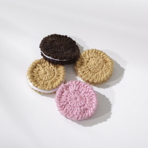 Crochet Cookies, Mini Amigurumi Crochet Cookie, Crochet Amigurumi Pink ...