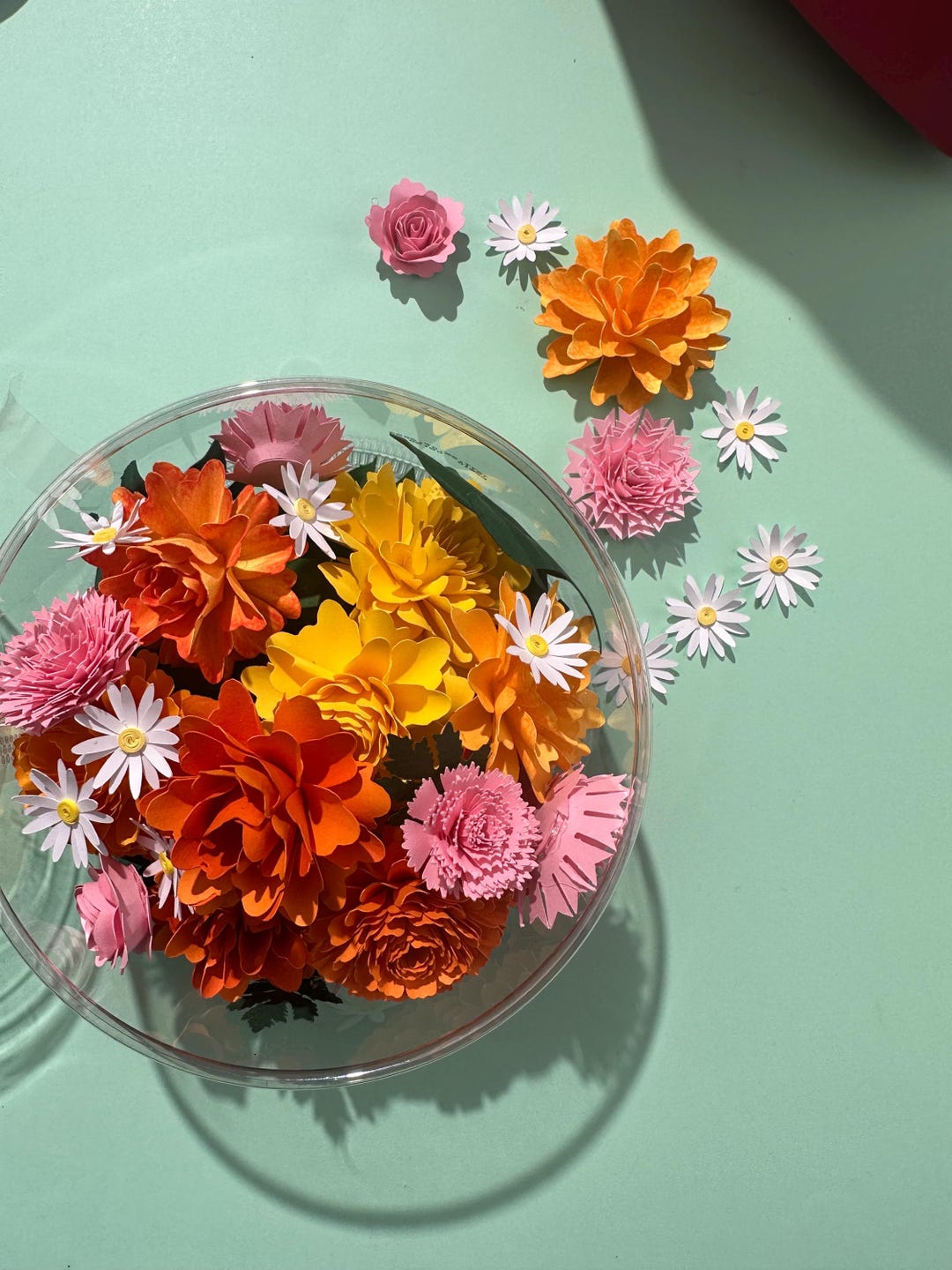 Handmade Paper Flower, Creative Flower Prop, Paper Flowers,, Mini Paper ...