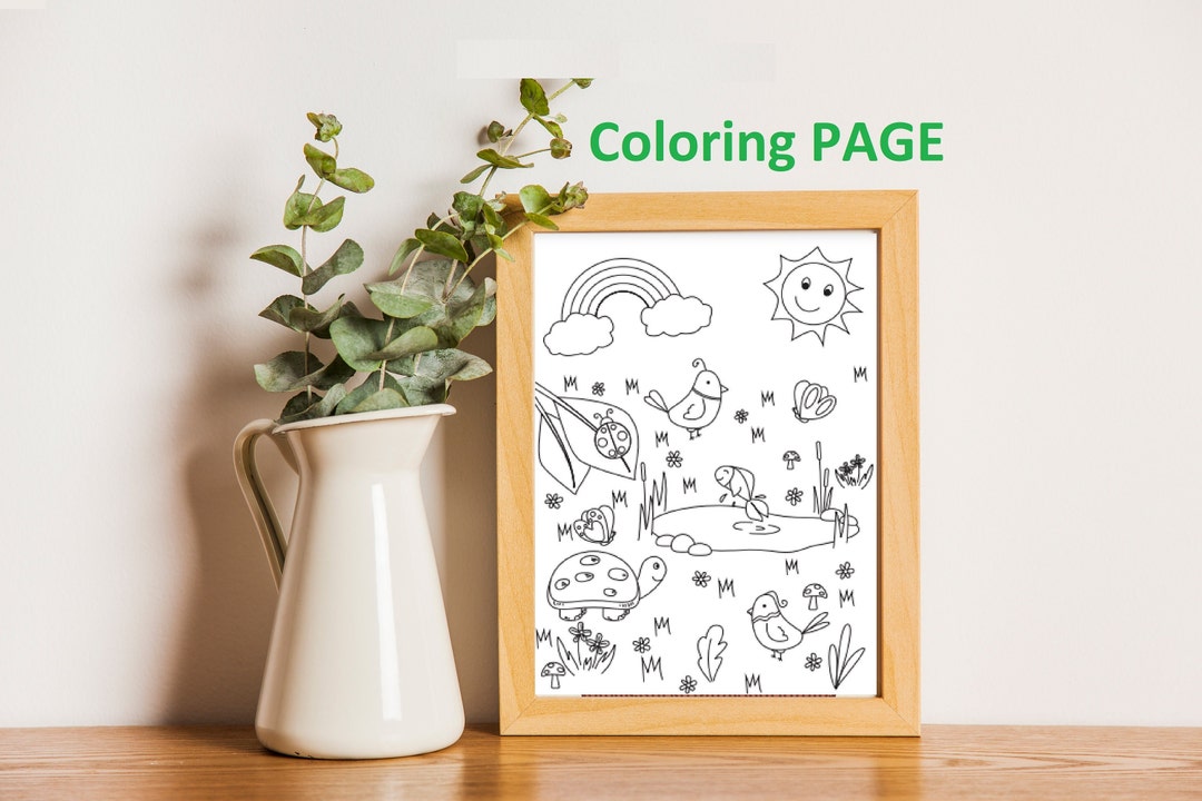 Coloring Page for Kids, PDF Printable Coloring Pages for Kids ...