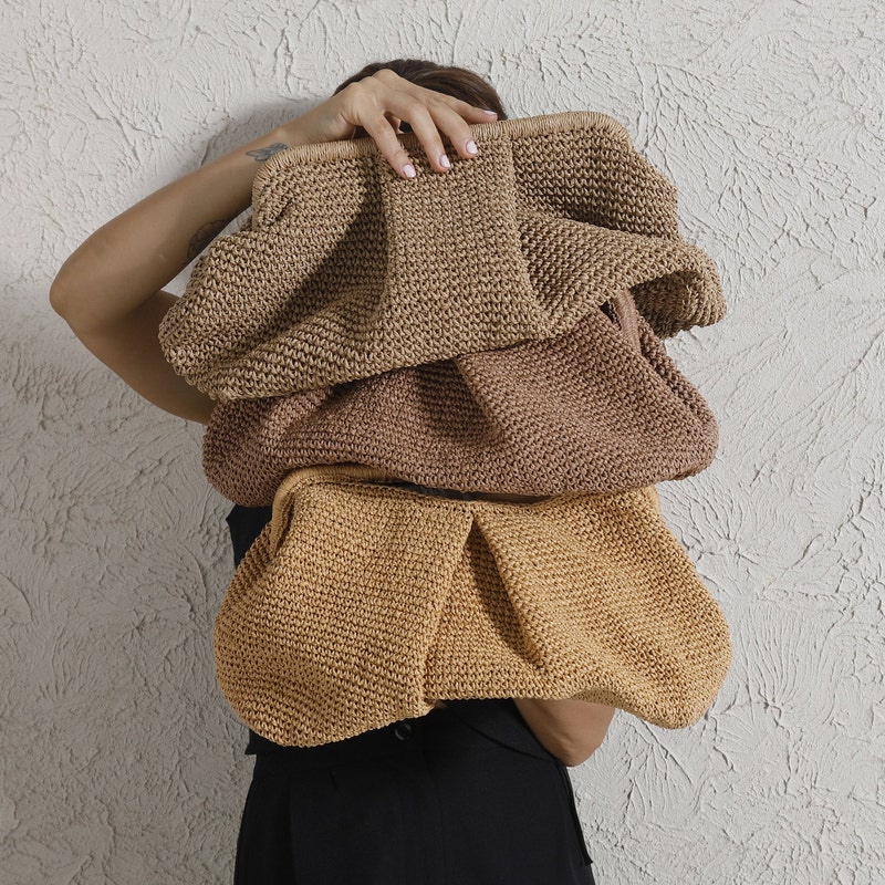 Extra Straw Clutch - Etsy