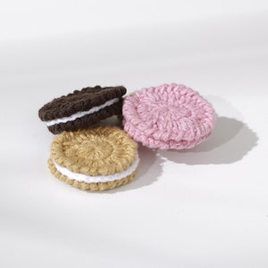 Crochet Cookies, Mini Amigurumi Crochet Cookie, Crochet Amigurumi Pink ...