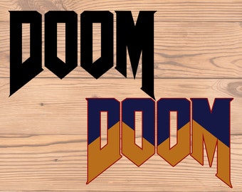 Doom Logo Svg Files - Etsy