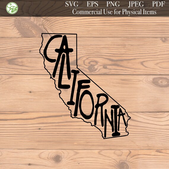 California State Design Download. SVG Cut File for | Etsy
