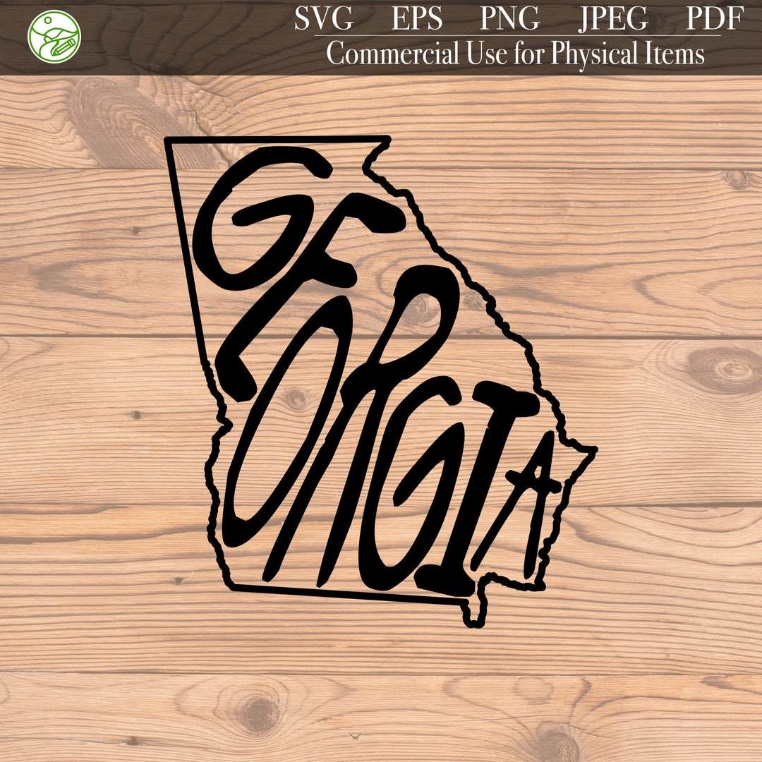 Georgia State Design Download. SVG Cut File for Cricut/silhouette. PNG ...