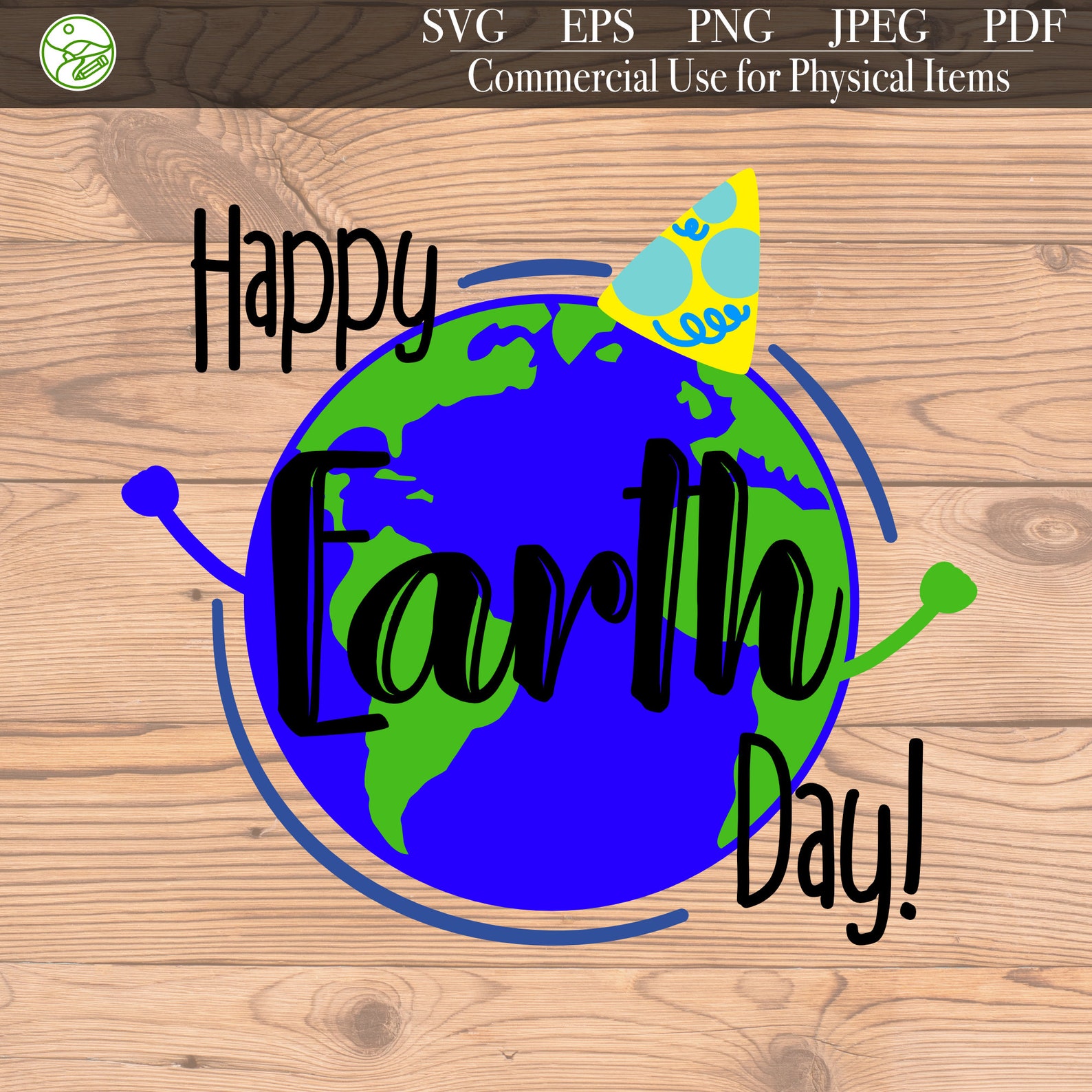 Earth Day Design Download. SVG Cut File for Cricut/silhouette. PNG ...